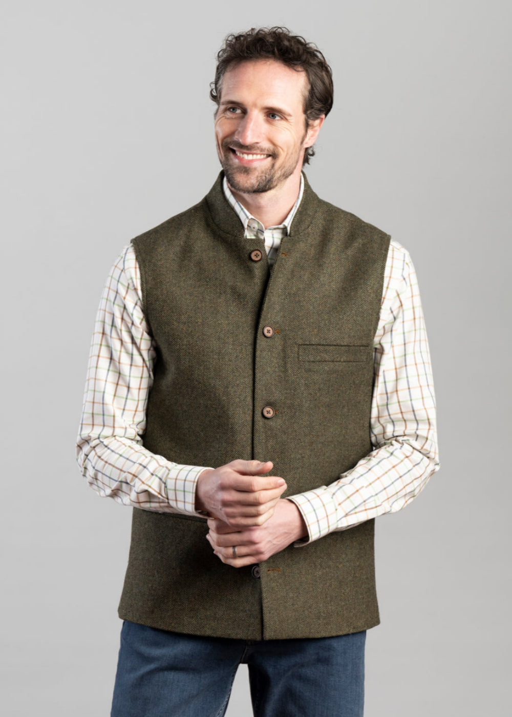 Taylor & Twill Goswick Gilet – Olive – Humes Outfitters