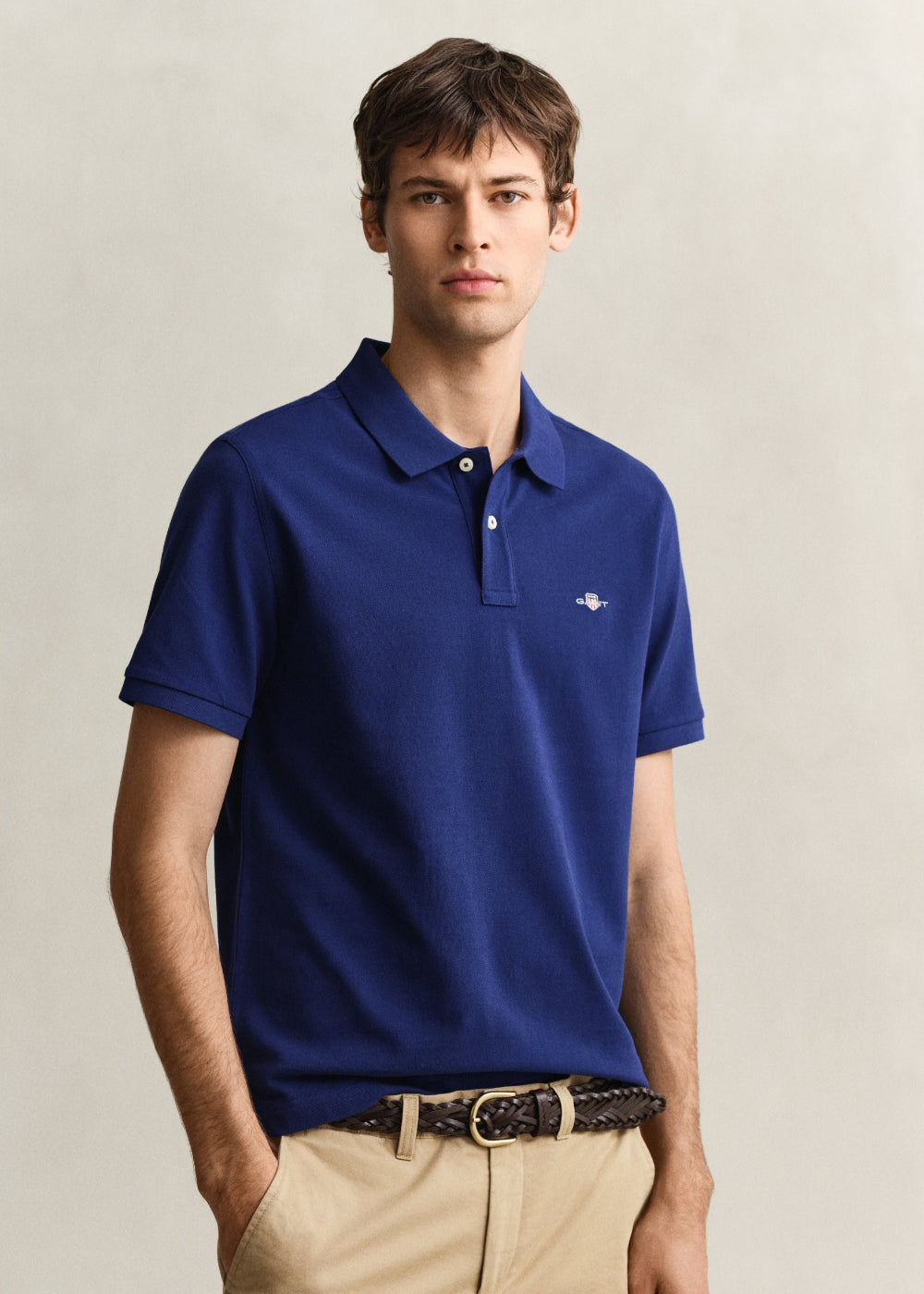 Gant Shield Pique Polo – Rich Navy – Humes Outfitters